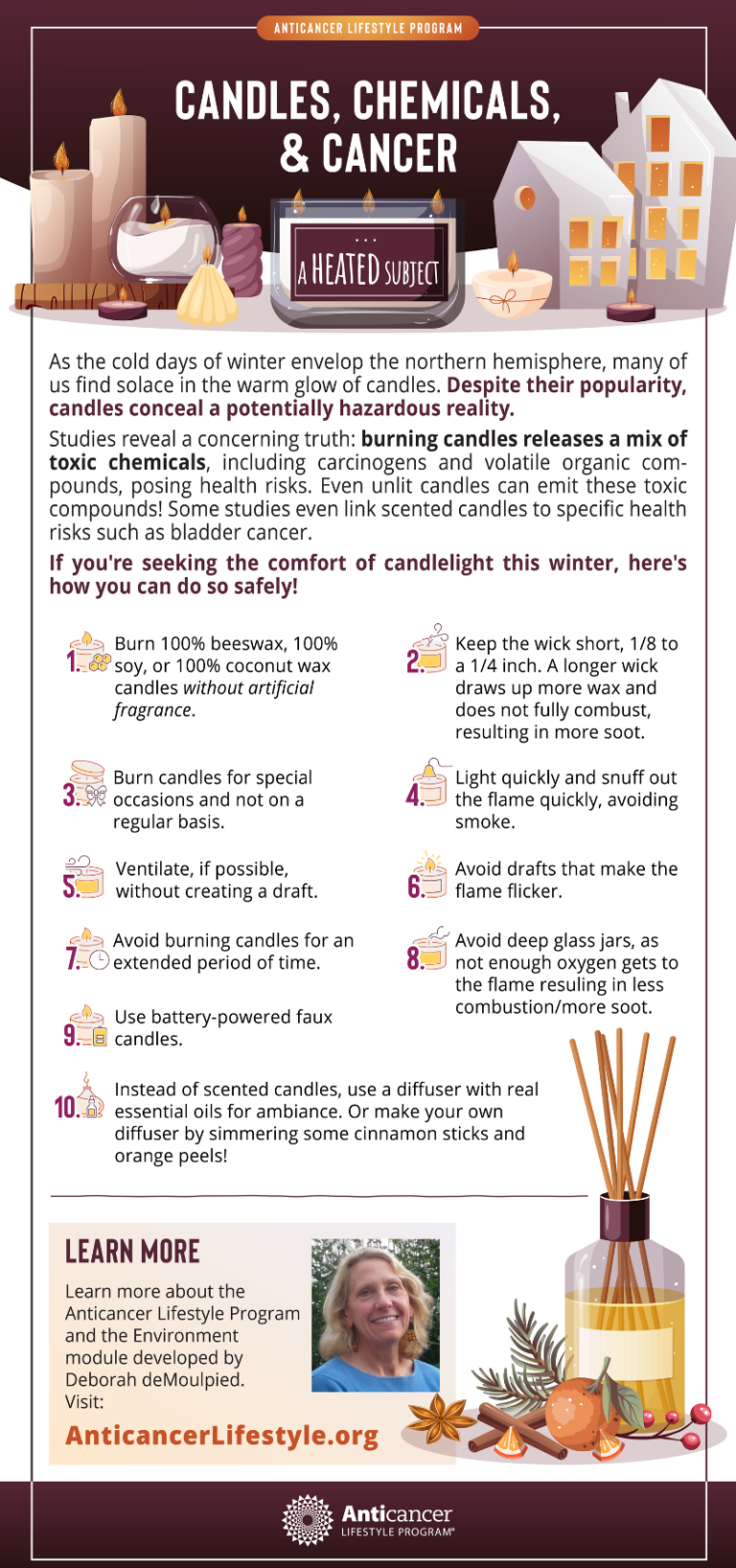 INFOGRAPHIC: Candles, Chemicals, and Cancer | Anticancer Lifestyle Program